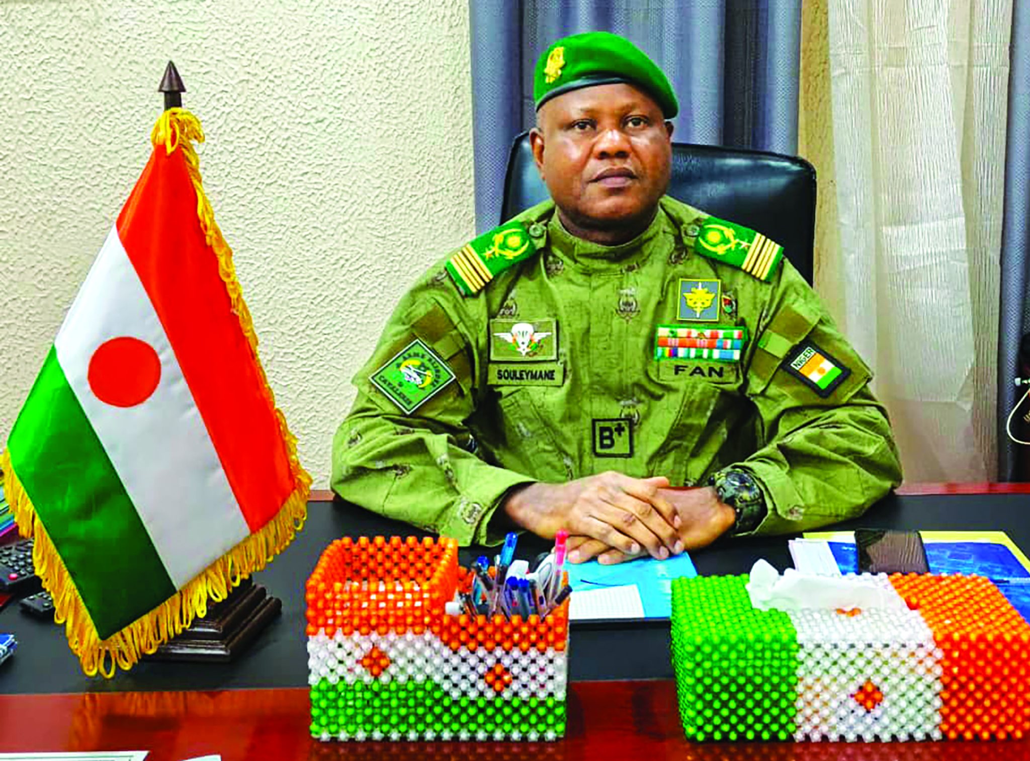 Colonel-major Souleymane Amadou Moussa, Gouverneur de la région de ...